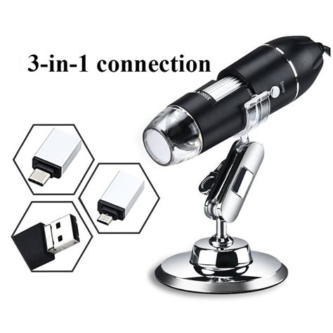 1600x Usb Digital Microscope 8 Led Portable Micros Grandado