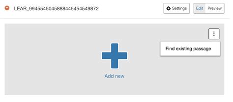 Adding An Existing Passage To An Item Learnosity Author Guide