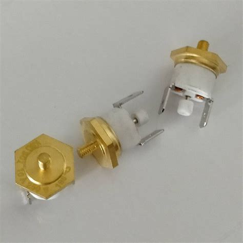 เทอร์โมสตัท Thermostat สวิทช์ ความร้อน เครื่องชงกาแฟ Switch 10a 250v Ksd301 Nc ทองเหลือง M4 ปุ่ม