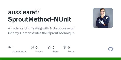 GitHub Aussiearef SproutMethod NUnit A Code For Unit Testing With