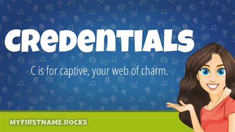 Credentials First Name Personality And Popularity