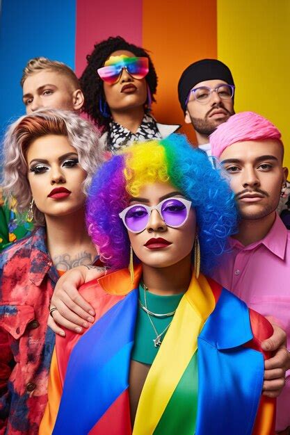 Premium Ai Image Vibrant Celebration Of Gender Diversity And