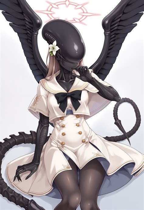 Rule 34 Ai Generated Alien Alien Franchise Alien Girl Alien Humanoid Black Skin Cleavage