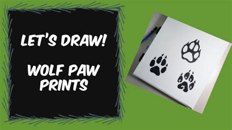Easy Paw Print Drawing Ideas How To Draw