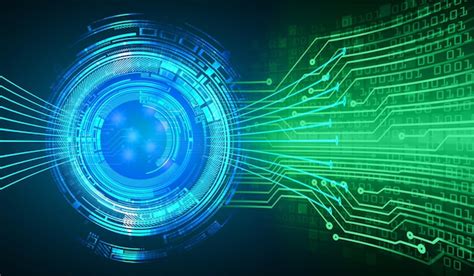 Premium Photo Eye Cyber Circuit Future Technology Concept Background