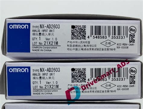 New Original Omron NX AD2603 Analog Input Unit NX AD2603 EBay