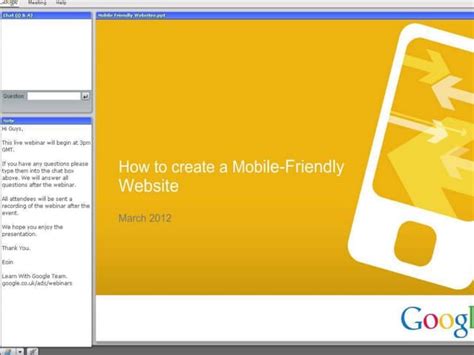 how to create mobile friendly websites ppt