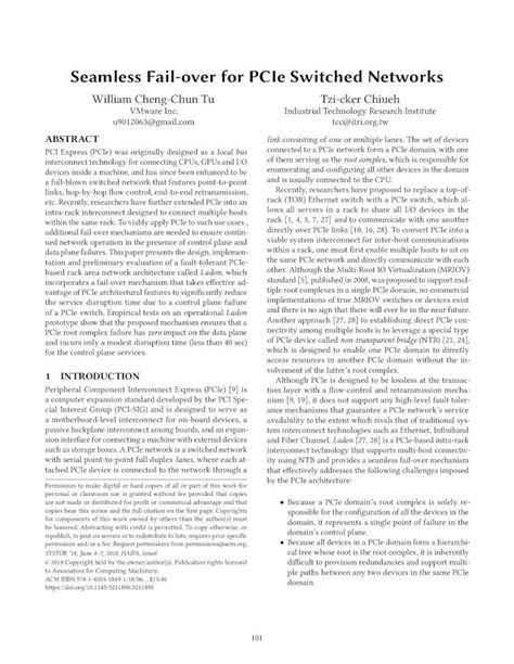 pdf seamless fail over for pcie switched networks · enumerating and