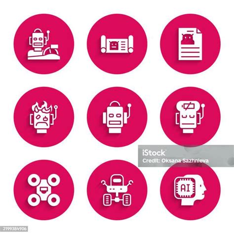 Set Robot Mars Rover Humanoid Robot Low Battery Charge Drone Burned Out Technical Specification