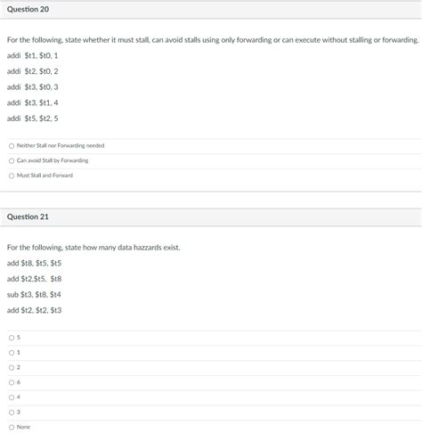 Solved Question 20 For The Following State Whether It Must