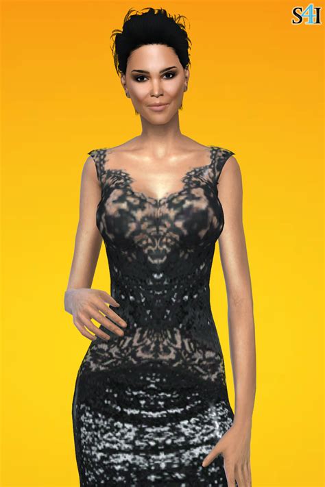 Sims CAS Halle Berry Imagination Sims CAS