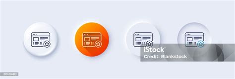 별 선 아이콘입니다 피드백 등급 기호입니다 선 아이콘 벡터 3차원 형태에 대한 스톡 벡터 아트 및 기타 이미지 3차원 형태 감정 고객 Istock