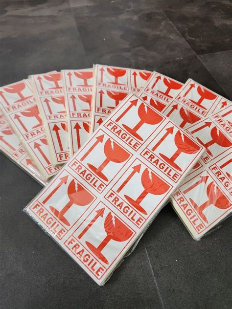 Fragile Stickers Hobbies And Toys Stationery And Craft Craft Supplies