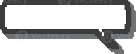 Pixel Speech Bubble For Game Design And Chart Retro Chat Box For Dialog Comment And Messages