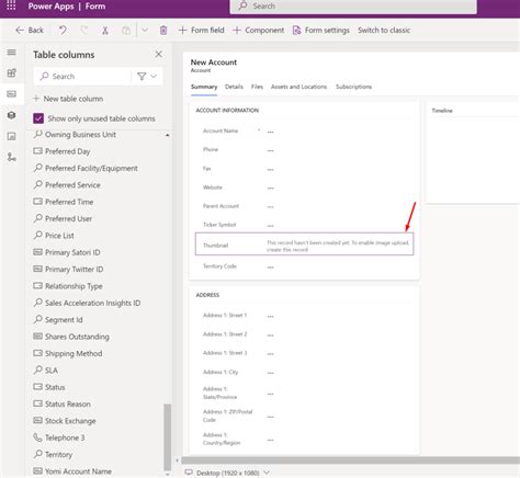 Adding Image Field On The Form In Dynamics 365 Crm Power Platform Modern Form Designer [quick