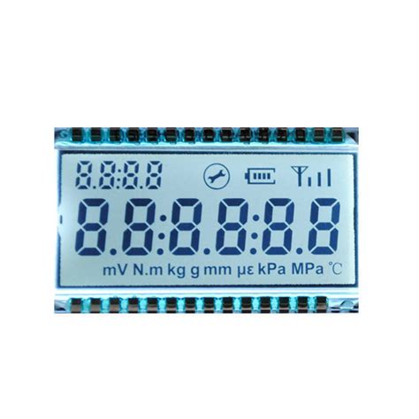 Hunan Supplier 7 Segment Lcd Screen Va Tn Htn Stn Fstn Lcd With 6 00 Oclock Lcd Panel And