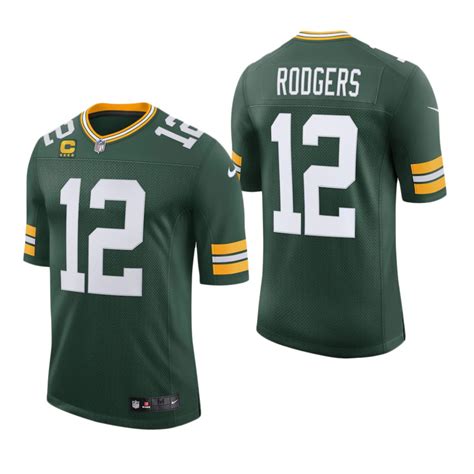 Green Bay Packers Aaron Rodgers Green Jersey Alternate Game Mens
