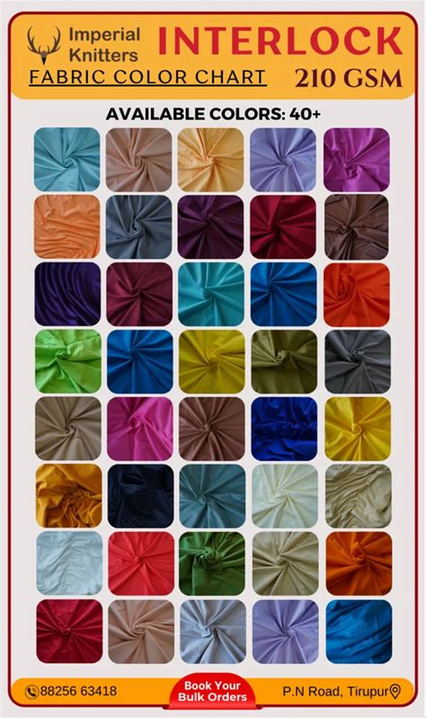 Imperial Knitters Cotton Interlock Fabric 210 Gsm At ₹ 533kg In Tiruppur