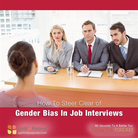 PODCAST How To Reduce Gender Bias In Interviews Spirit Of Purpose