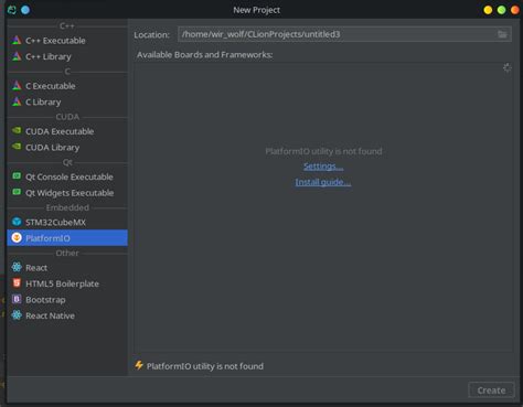 Clion Platformio Utility Is Not Found But Installed · Issue 3744 · Platformio Platformio Core