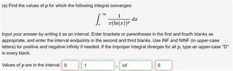 solved a find the values of p for which the following