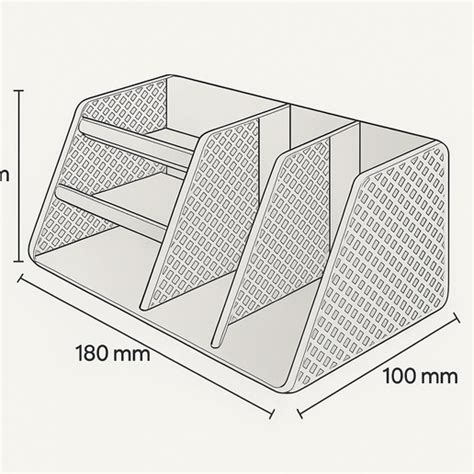 🗿 Meshgrid Desk Organizer Stl Obj Files・ 3d File For 3d Printing・cults