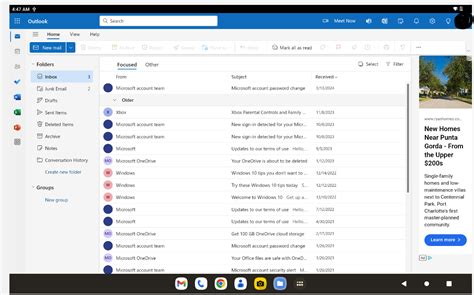 Android Webview How To Display Outlook Mail In Portrait Layout In