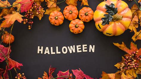Fondos De Pantalla 2560x1440 Noche De Brujas Día Festivos Calabaza Inglés Descargar Imagenes