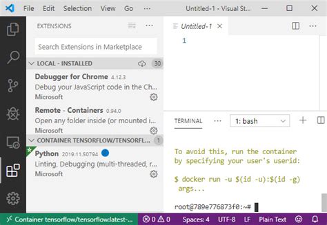 Edit Build Run In A Container With VS Code