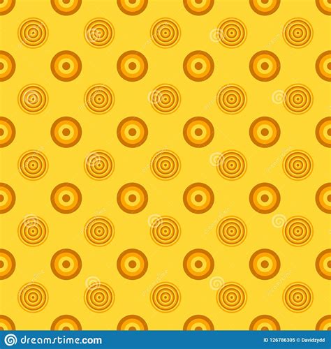 Geometrical Repeating Pattern Vector Circle Design Background Stock Vector Illustration Of