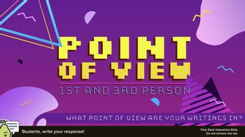 Point Of View Peardeck Lesson Bundle By TeachStudio TPT