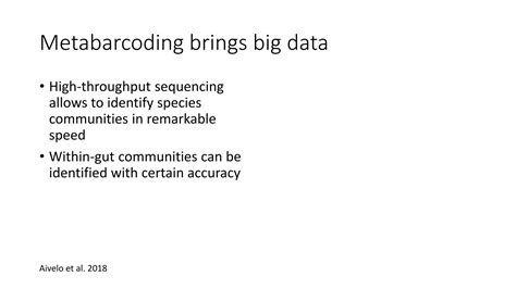 High Throughput Sequencing And Latent Variable Modelling Of Within Host Parasite Communities Ppt