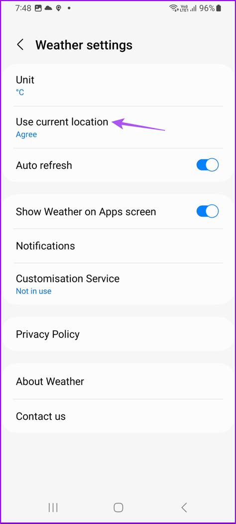 4 Fixes For Location Not Updating In Weather App On Samsung Galaxy