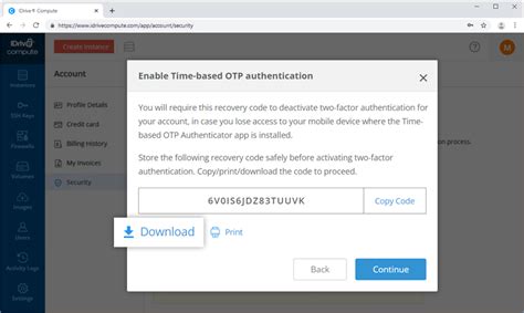 Two Factor Authentication For Your Account Idrive® Compute