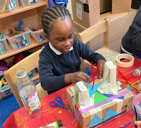 St John The Baptist Primary School Junk Modelling In Nursery