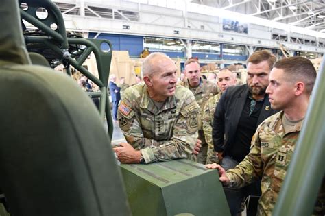 Over The Weekend Gen Randy George U S Army Chief Of Staff Visited The Detroit Arsenal To