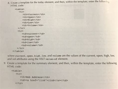 Solved 3 Go To The Portfolioxsl File In Your Text Editor
