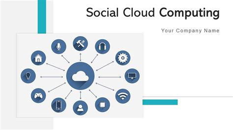 Social Cloud Computing Depicting Communication Ppt Powerpoint Presentation Complete Deck With Slides