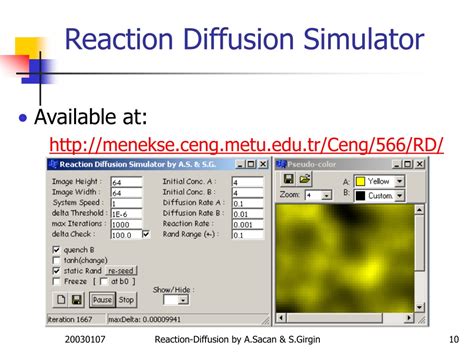 Ppt Exploring Reaction Diffusion Patterns History Modeling And Simulations Powerpoint