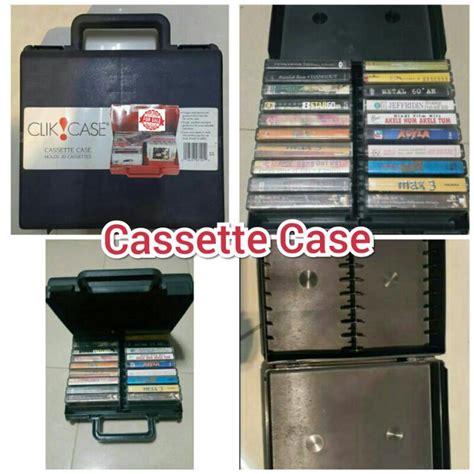 Cassette Case Kaset Box Rak Kaset Cassette Rack Shopee Malaysia
