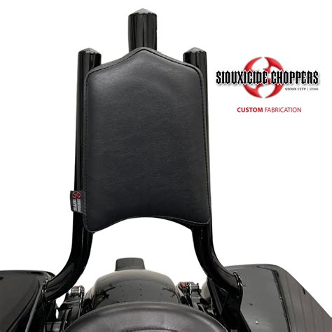 Trident Detachable Sissybar Backrest Siouxicide Choppers