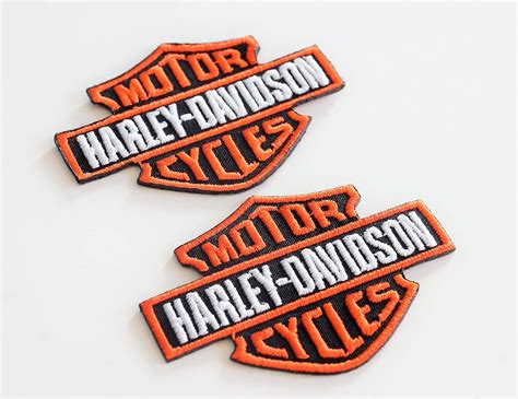 Iron On Harley Patches For Jackets Embroidered Fabric
