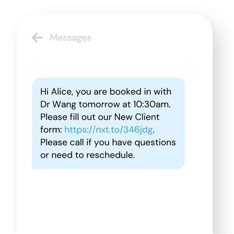 Use Cases Sms Appointment Reminders Sinch Messagemedia Australia