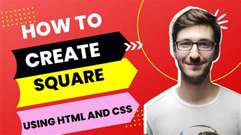 How To Create A Square Using Html And Css How To Center A Div Using Css Grid Shapes Series