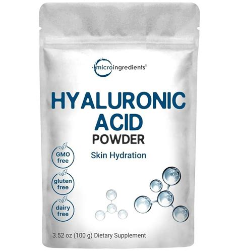 히알루론산 세럼 파우더 고분자량 화장품 등급 30g 수분 및 수분 지원 수용성2시간 이내 비건 티몬