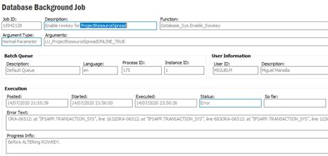 Error When Trying To Enable A Rowkey Ifs Community