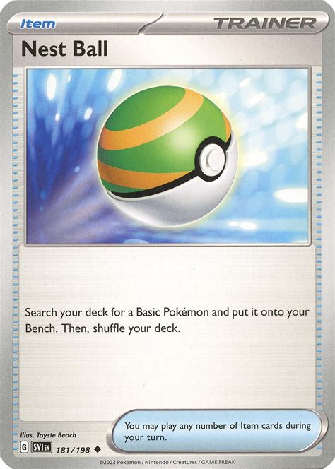 Nest Ball 181198 Sv01 Scarlet And Violet Base Set Pokemon