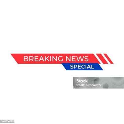 뉴스 바 플랫 헤더 현대 속보 배너 벡터 일러스트레이션 텔레비전 하단 인터페이스 및 대시 보드 라인 개념 0명에 대한 스톡 벡터 아트 및 기타 이미지 Istock