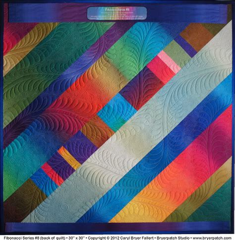 Fibonacci Series 8 © 2012 Art Quilt By Caryl Bryer Fallert Paducah Ky