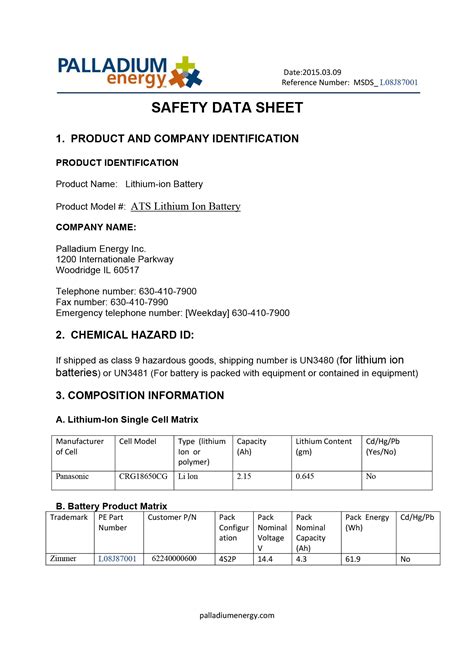 Safety Data Sheets Zimmer Biomet